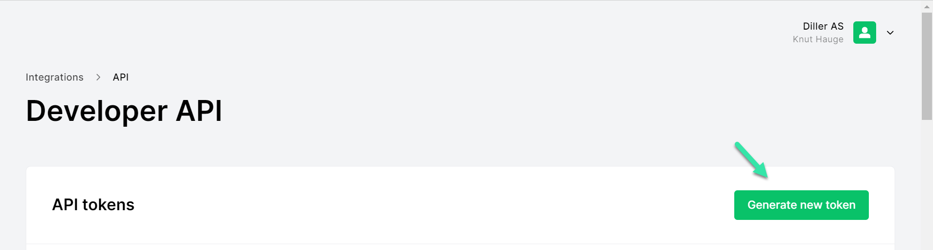 Diller's integration with the email marketing platform MailerLite